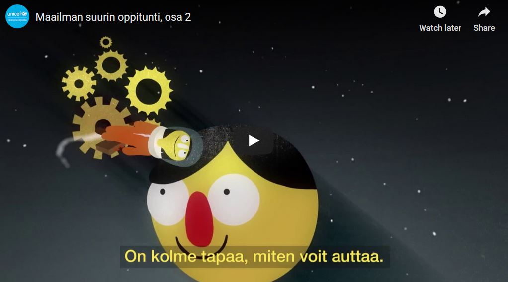 Maailman suurin oppitunti, osa 2 | Animaatiot ja dokumentit | UNICEF